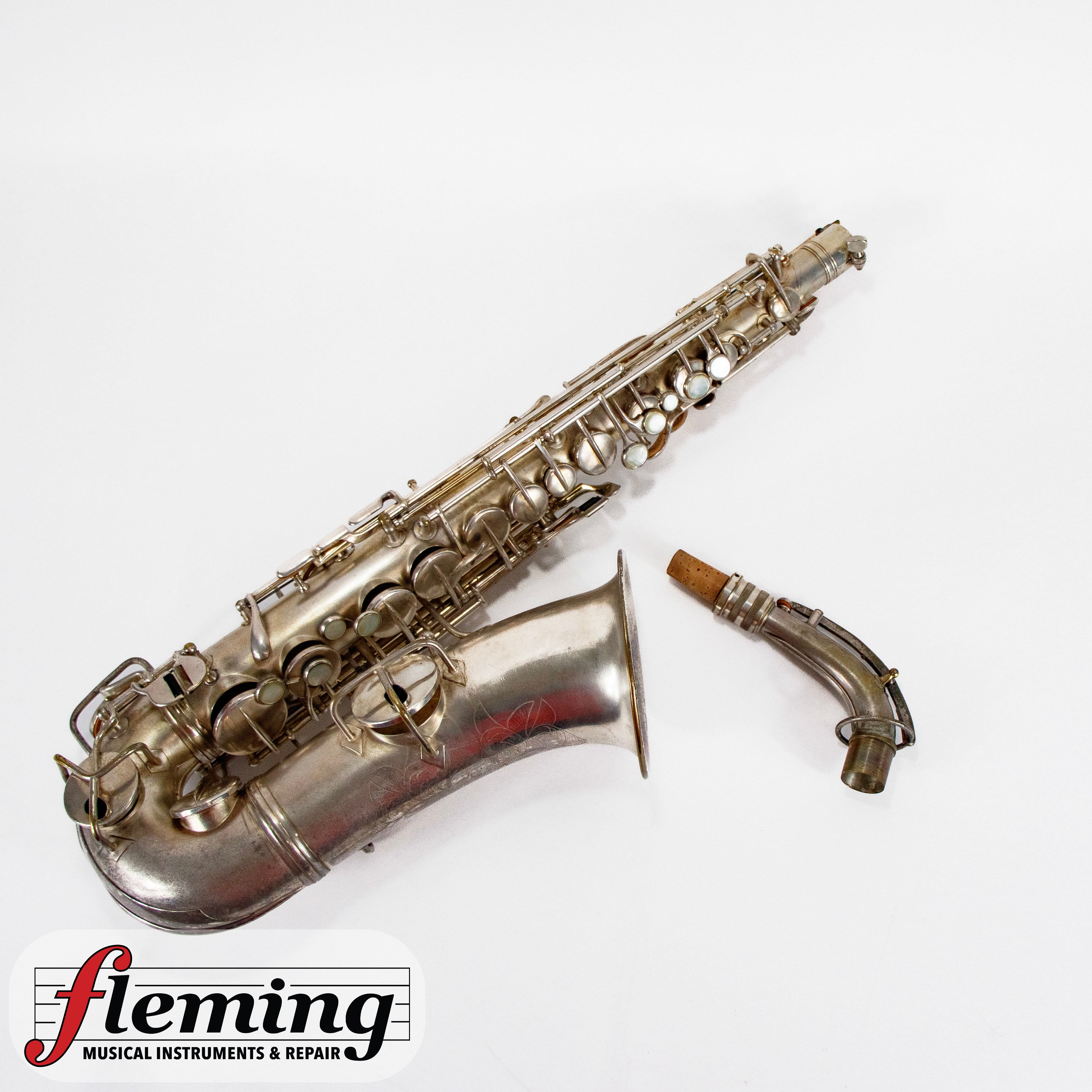 Vintage C.G. Conn New Wonder I Alto Saxophone (c. 1919) - FULL OVERHAU ...